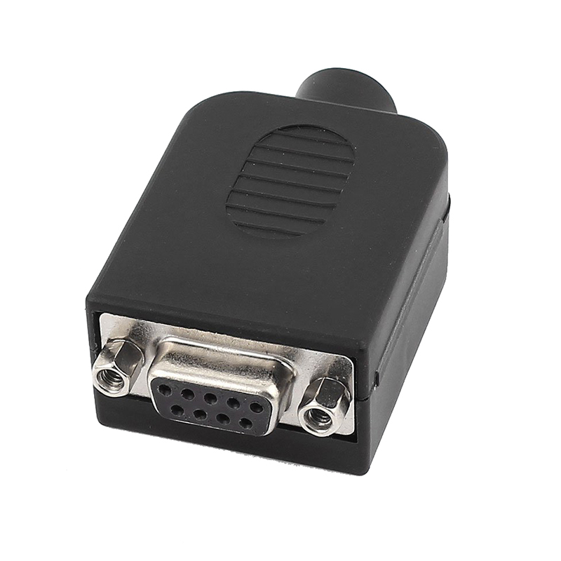 D-SUB 9 Pins, RS232, Hun, Terminal - Stik - LTS Shoppen Lemvig