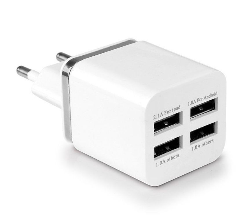 USB Lader 4 Ports - Oplader - LTS Shoppen Lemvig